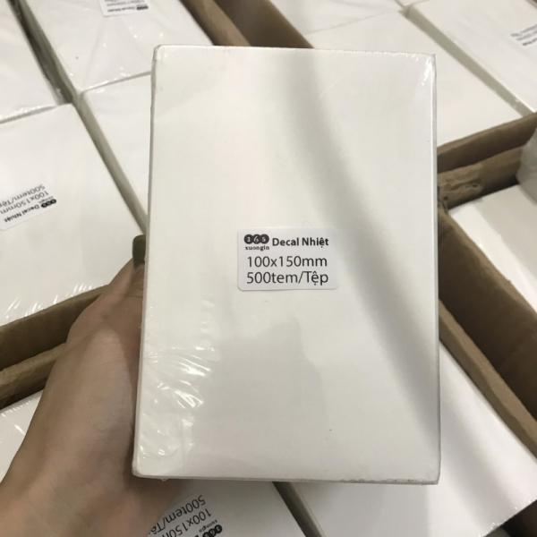 Giấy in đơn hàng A6/100x150mm - Tệp 500 tem - Shopee - Tiktok - có sẵn ...